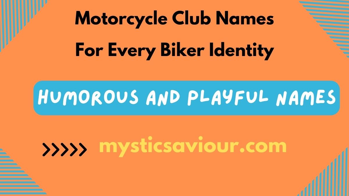 320+ Motorcycle Club Names For Every Biker Identity