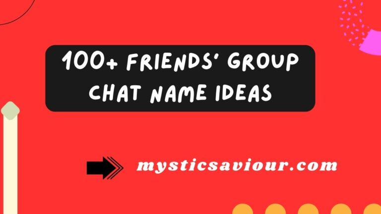 100+ Friends' Group Chat Name Ideas