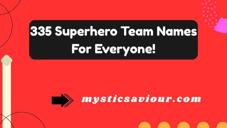 350 Superhero Team Names For Everyone!