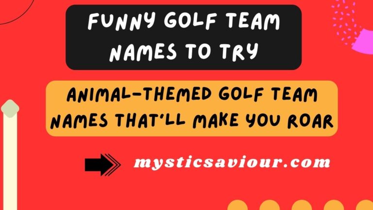 400 Funny Golf Team Names To Try